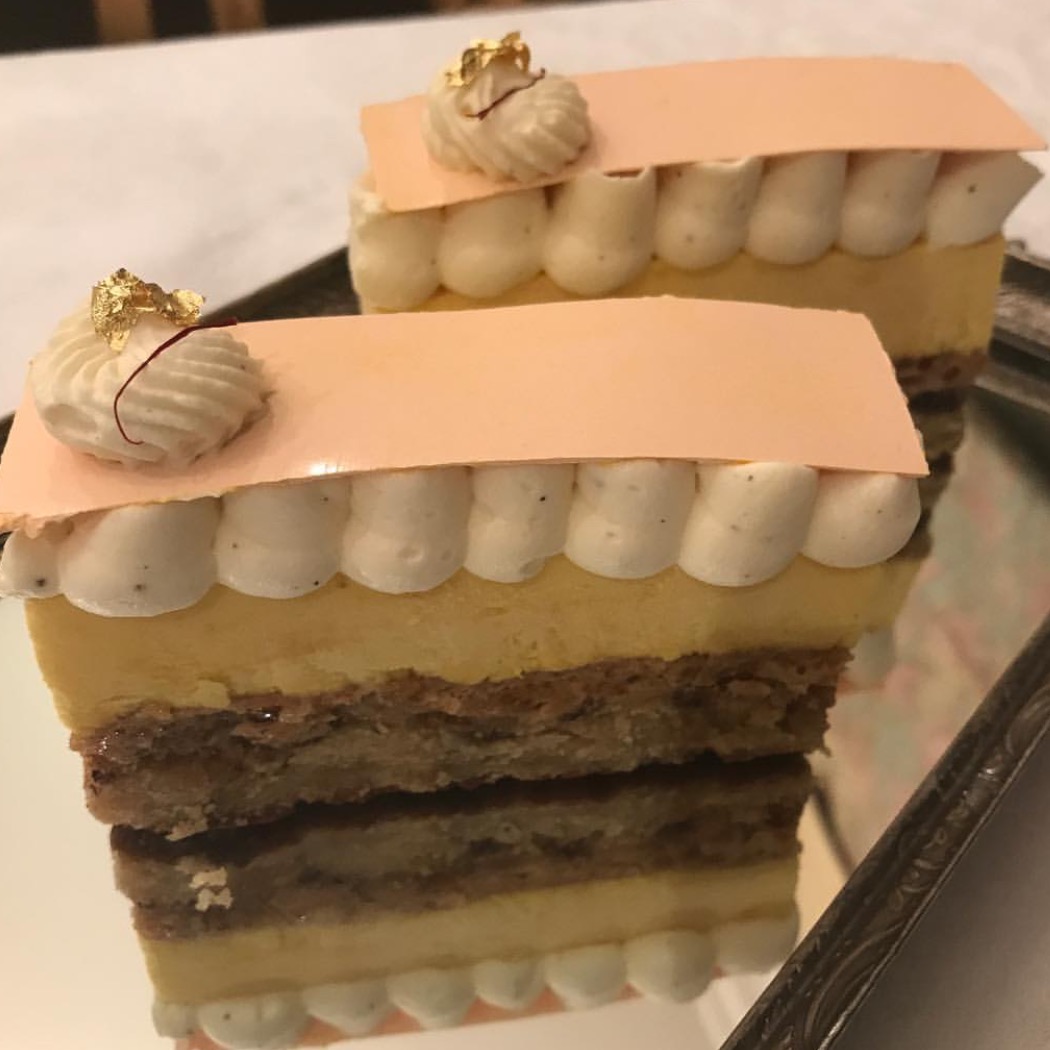 Saffron, Date & Pecan praline - The Stylish Baker