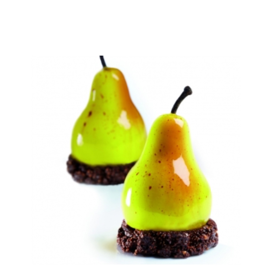 Pavoni Pear Silicone Mould 58x46MM Makes 20 - The Stylish Baker